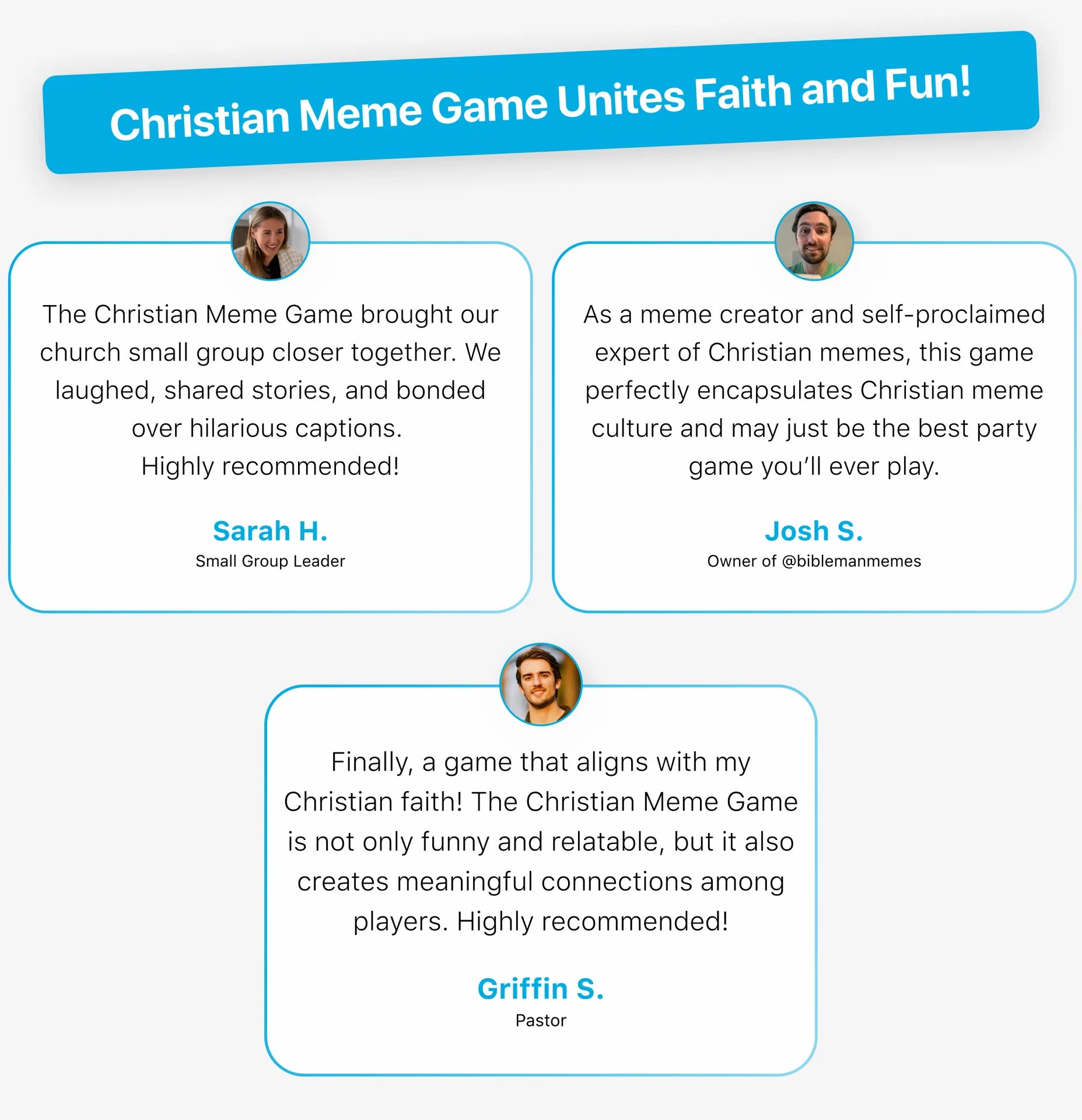 The Christian Meme Game